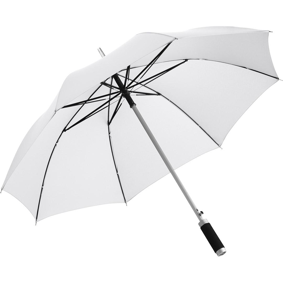 7860 AC alu regular umbrella Windmatic white - FARE